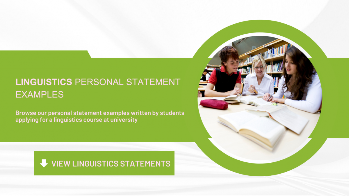 Linguistics Personal Statement Examples | Studential.com